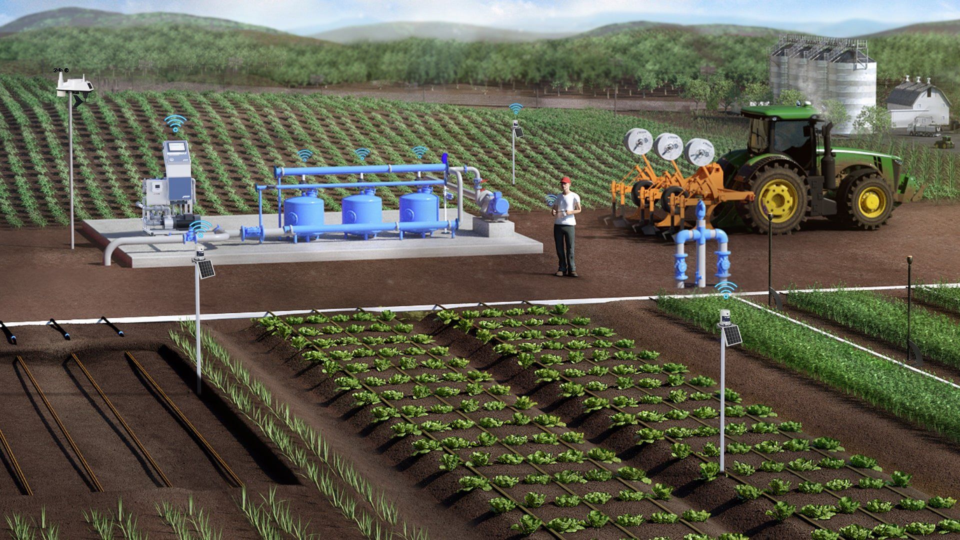 Israeli Irrigation System Netafim Drip Irrigation Pioneer Netafim