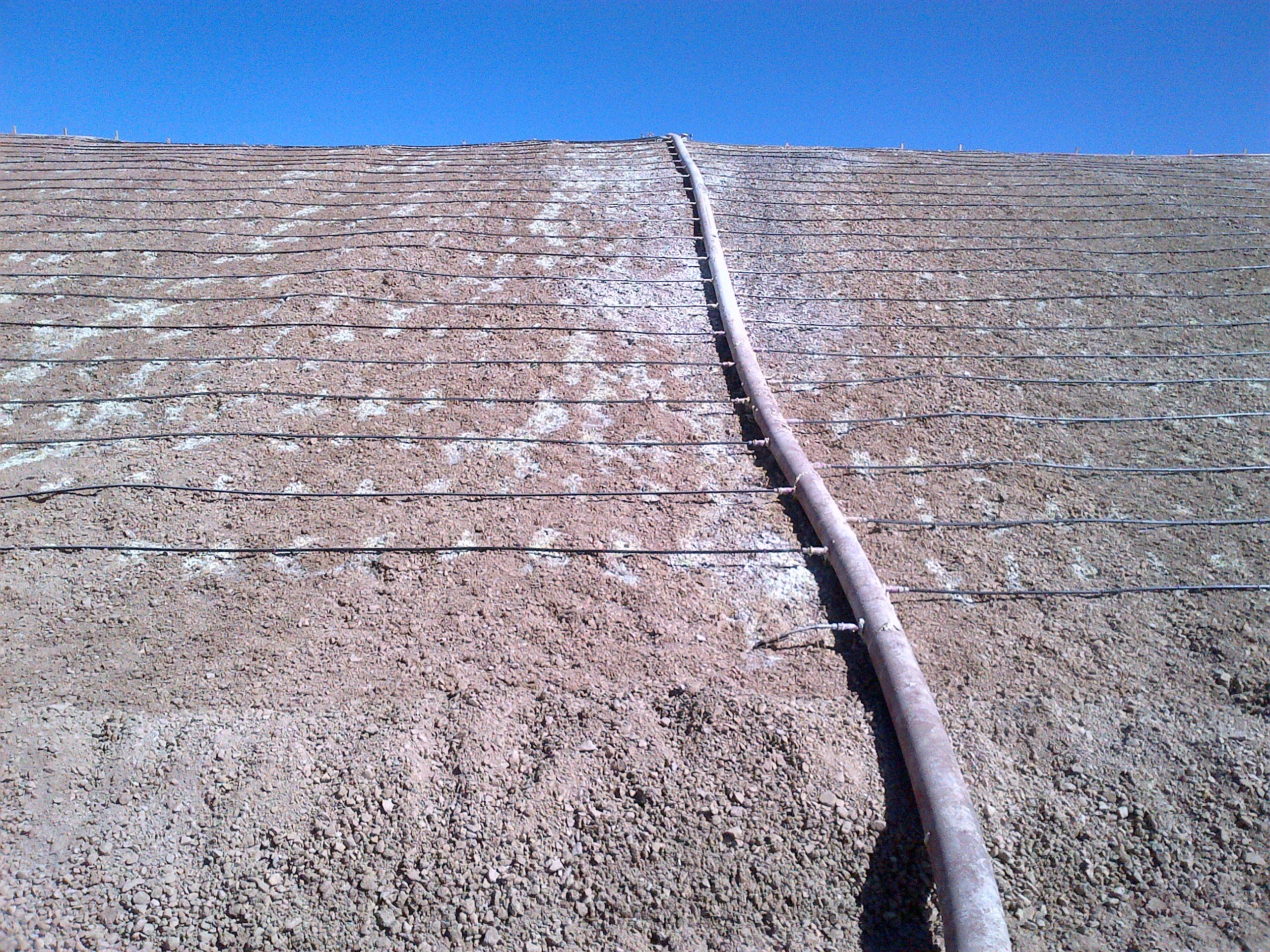 Drip Irrigation for Heap Leaching